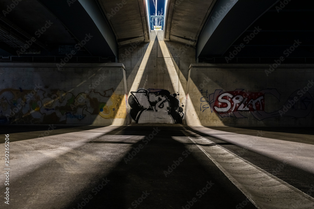 Triangular Shadow, Big Bridge at Night, Bridge Construction, nice ...