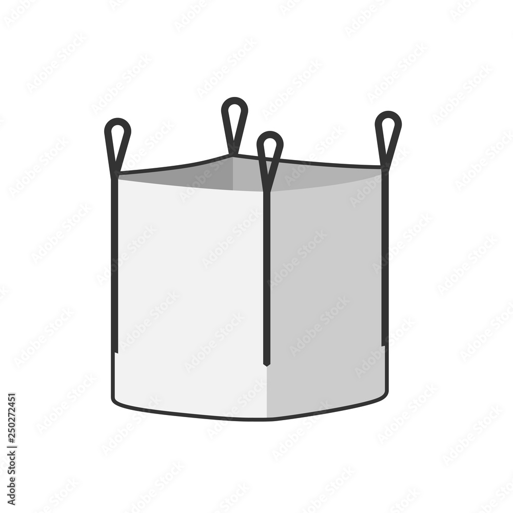 Ton bag icon. Clipart image isolated on white background Stock Vector ...