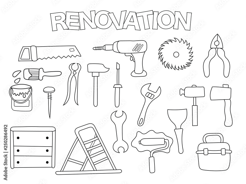 Home Repair Coloring Pages Coloring Pages