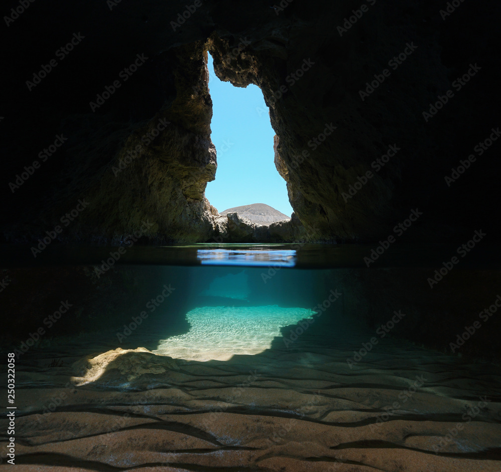 Inside Sea Cave