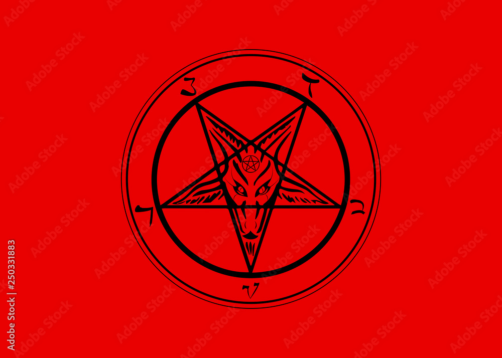Baphomet Pentagram Wallpaper