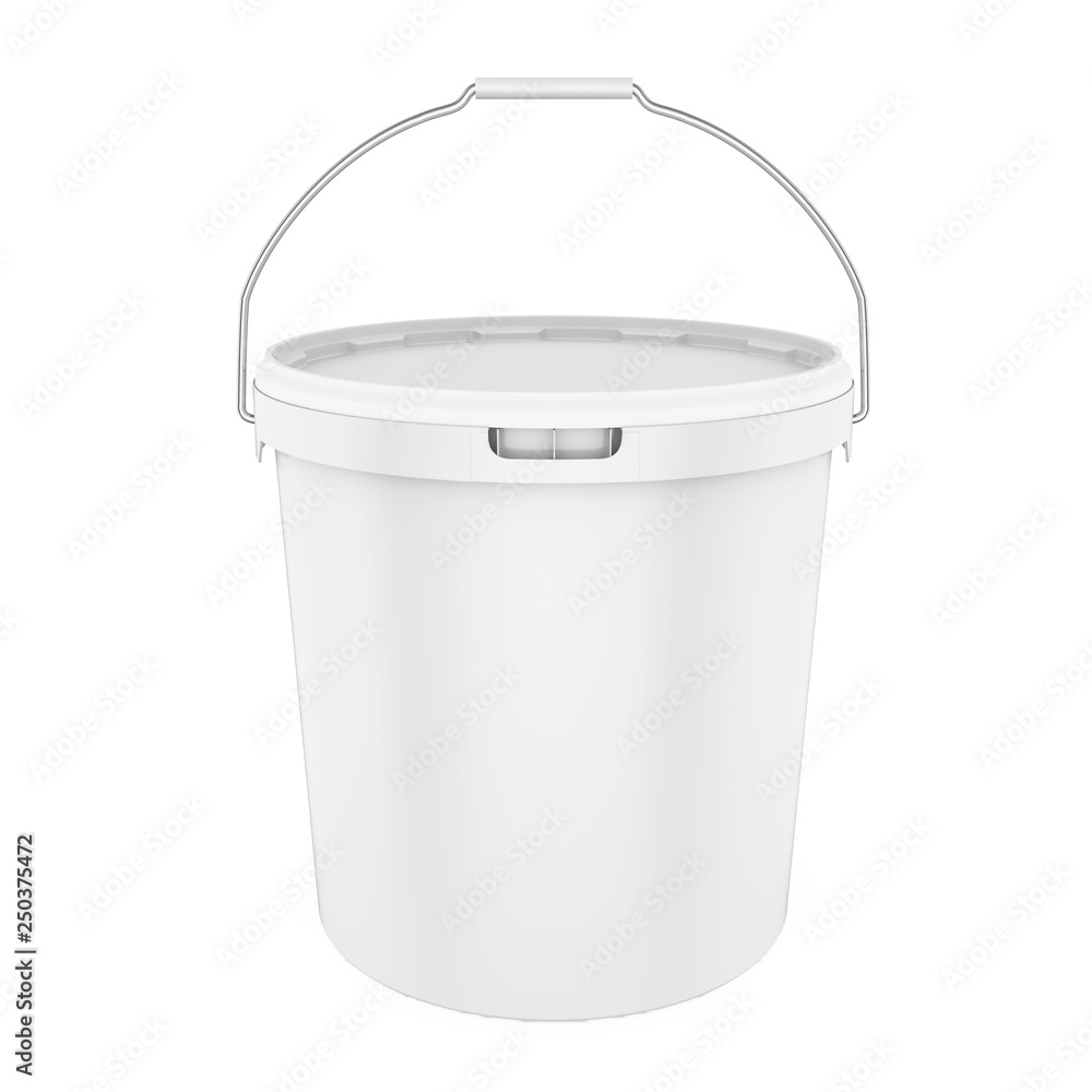 Paint Bucket Isolated Stock Illustration | Adobe Stock