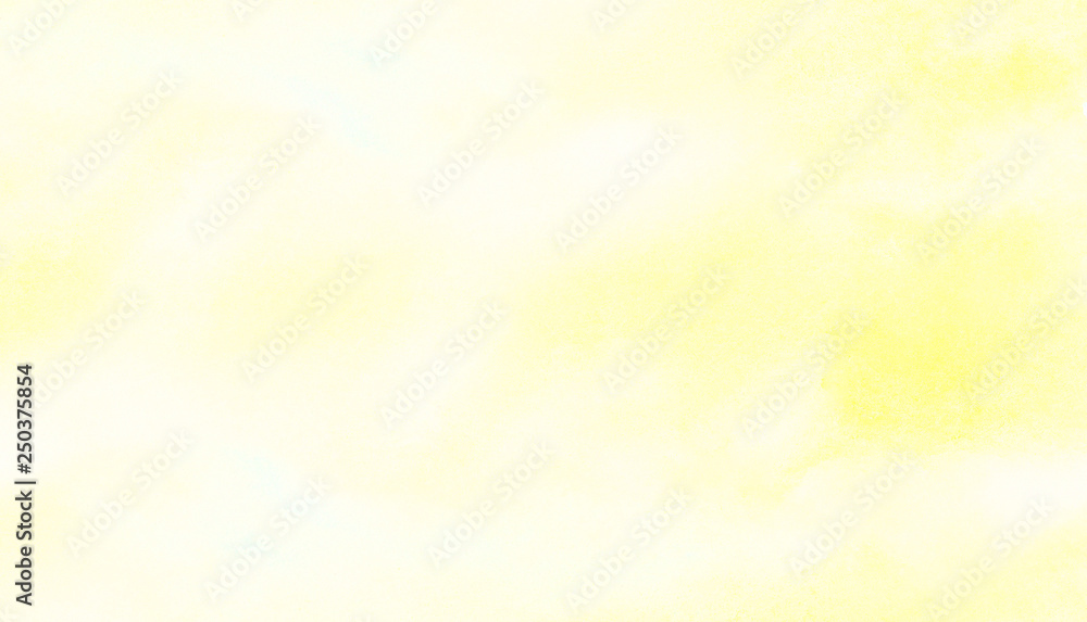 Light yellow watercolor background. Aquarelle paint paper texture ...