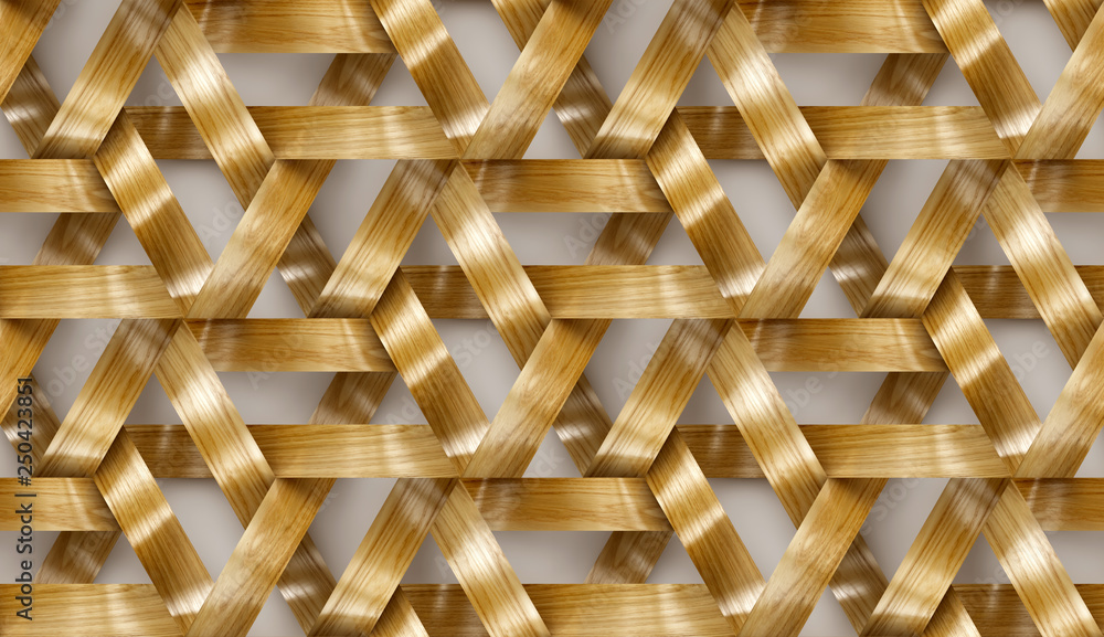 Interlocking wooden stripes 3d texture . Material wood oak. High ...