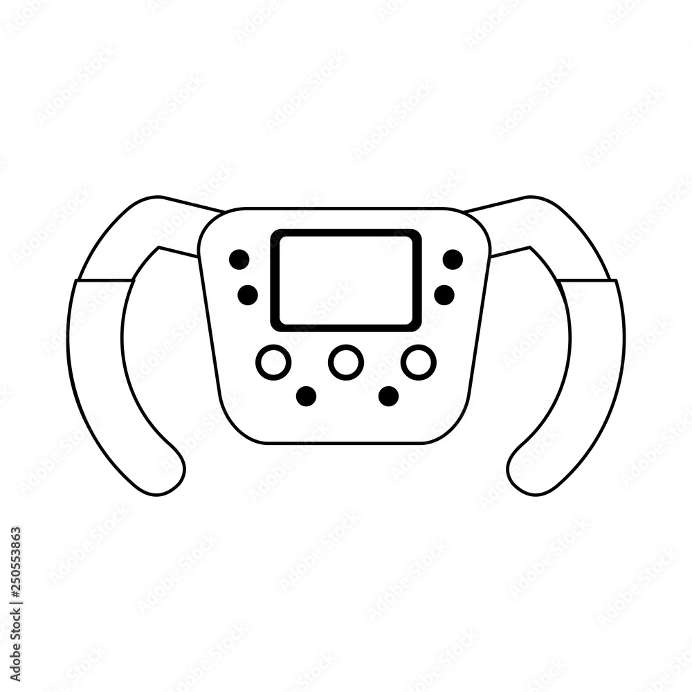 F1 Steering Wheel Vector