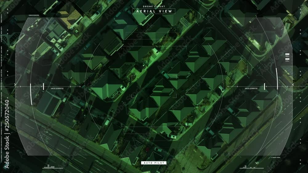 Screen of a drone controller. Head up display (HUD) of a vehicle ...