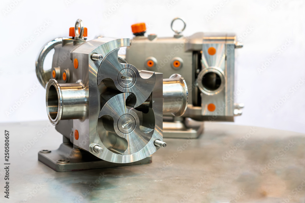 Close up cross section show detail inside of High technology and ...
