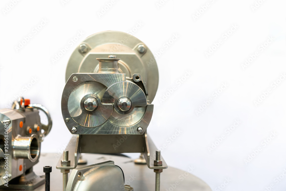 Close up cross section show detail inside of High technology and ...