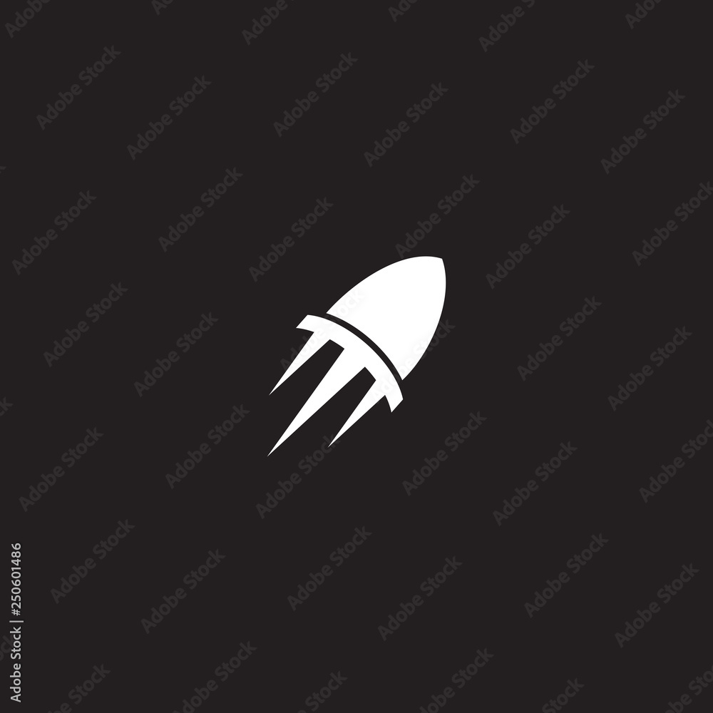 Rocket logo design vector template Stock Vector | Adobe Stock