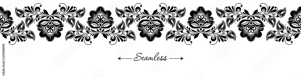 Single Border Designs Black And White