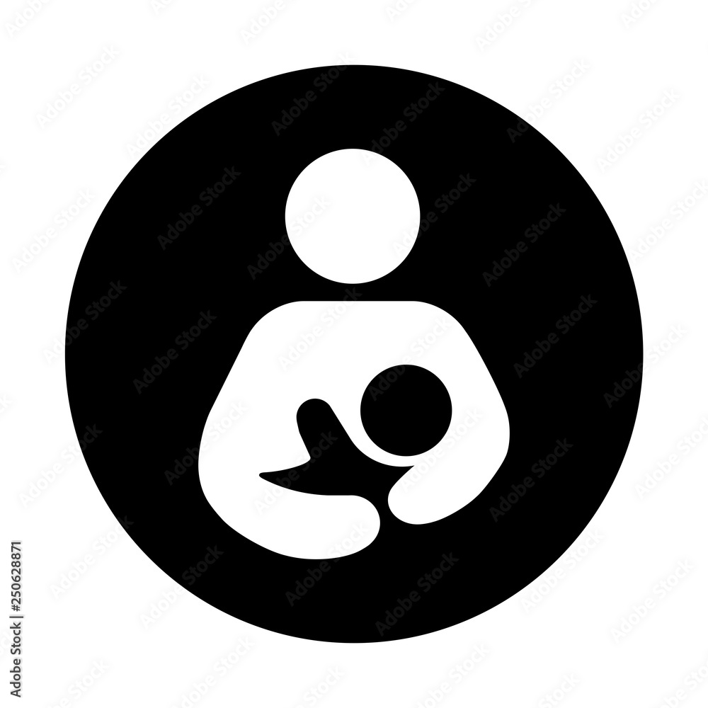 授乳室のマーク Stock イラスト | Adobe Stock