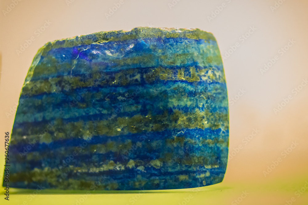 Lapis Lazuli stone from mining for education. Lapis Lazul is a deep ...