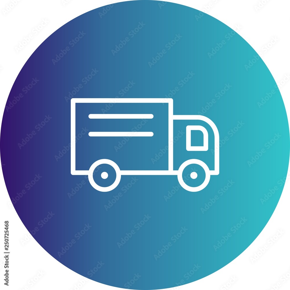 Vector loader Truck Icon Stock Vector | Adobe Stock