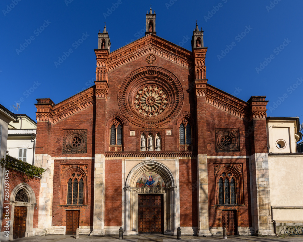 Milano chiesa di San Marco, quartiere Brera Stock Photo | Adobe Stock