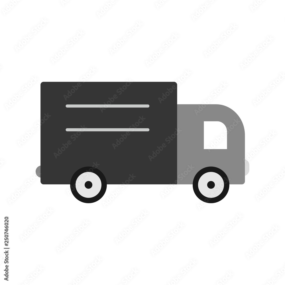 Vector loader Truck Icon Stock Vector | Adobe Stock