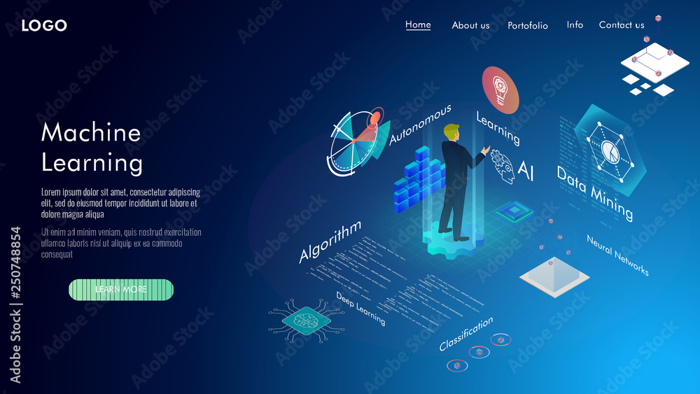 Machine learning, Ai, Data mining, algorithm, algorithm, neural network, deep learning and ...