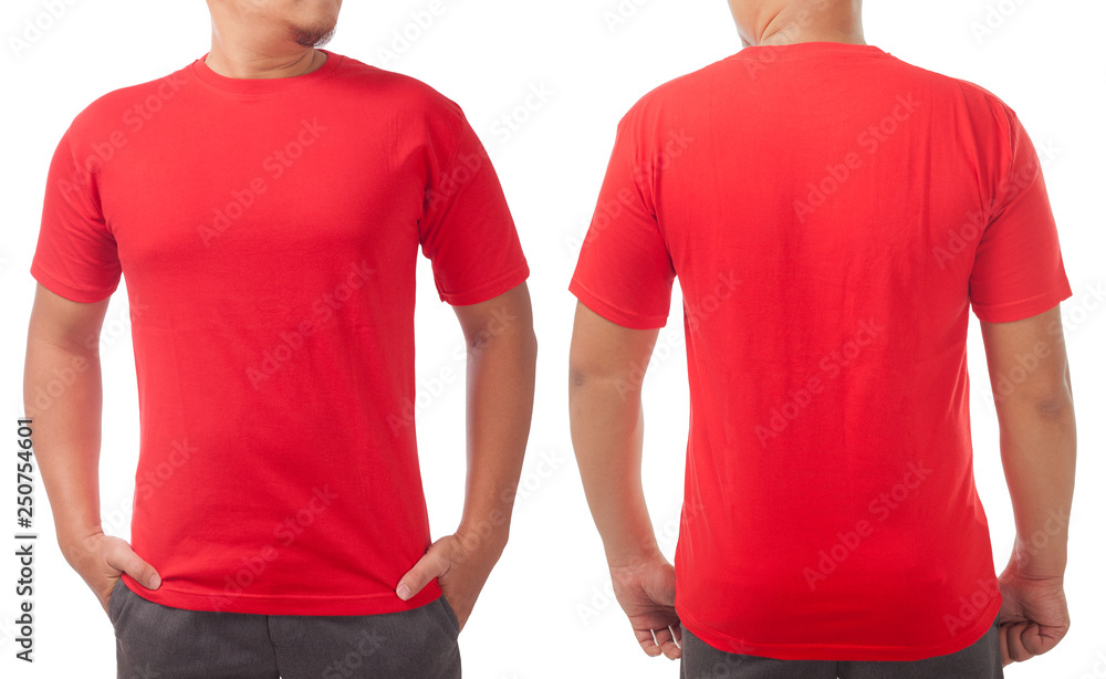 Red Shirt Design Template Stock Photo | Adobe Stock