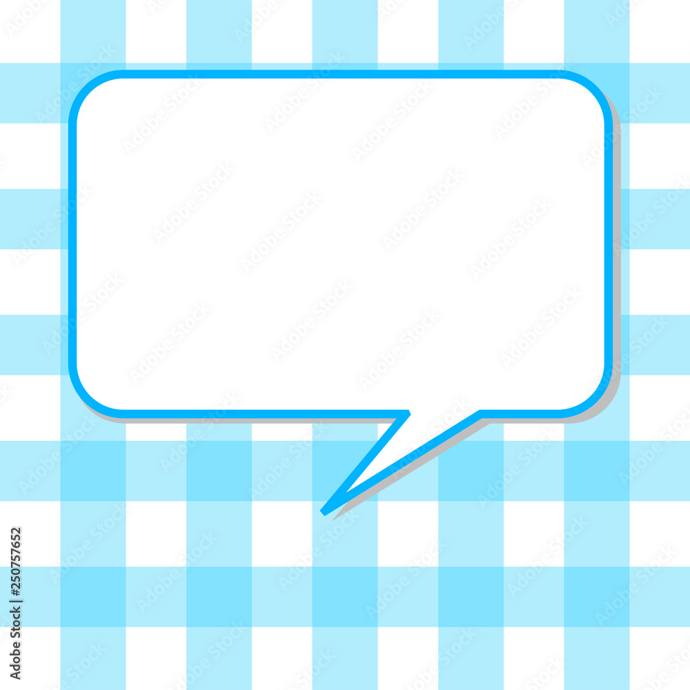Speech bubble with text space for social media Stock Vector | Adobe Stock