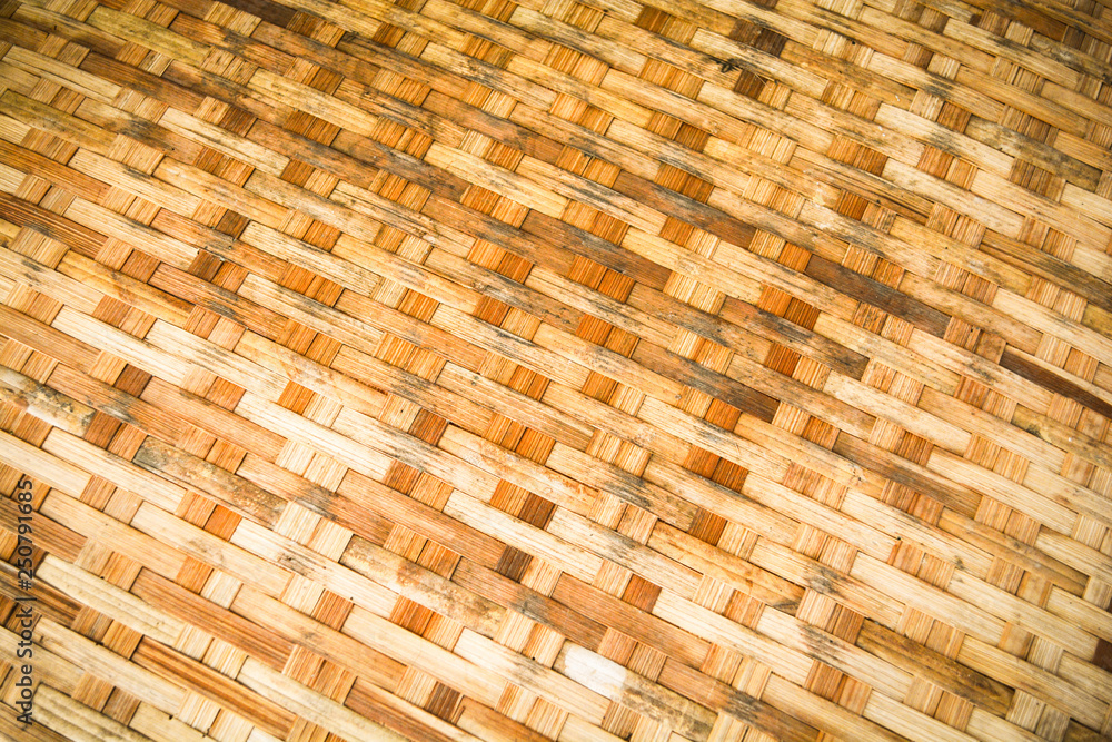 Weave texture from nature bamboo wicker traditional pattern handicraft ...