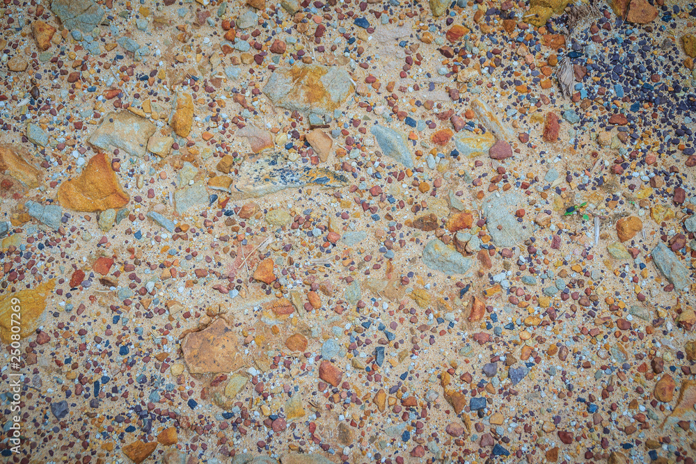 Foto de Red shale rock texture background. Shale is a fine-grained ...