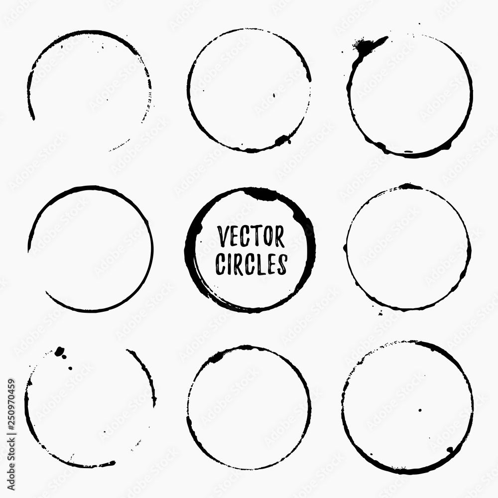Coffee Ring Vector