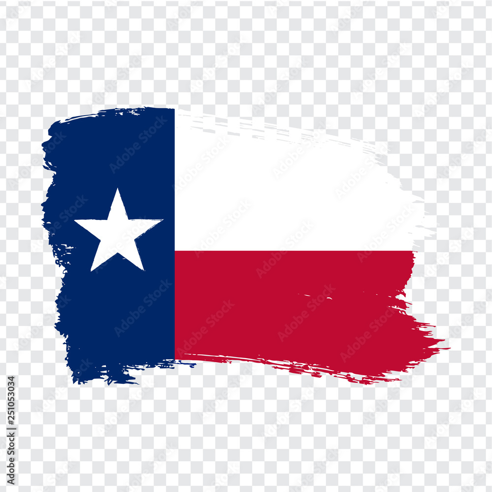 Flag of Texas from brush strokes. United States of America. Flag Texas ...