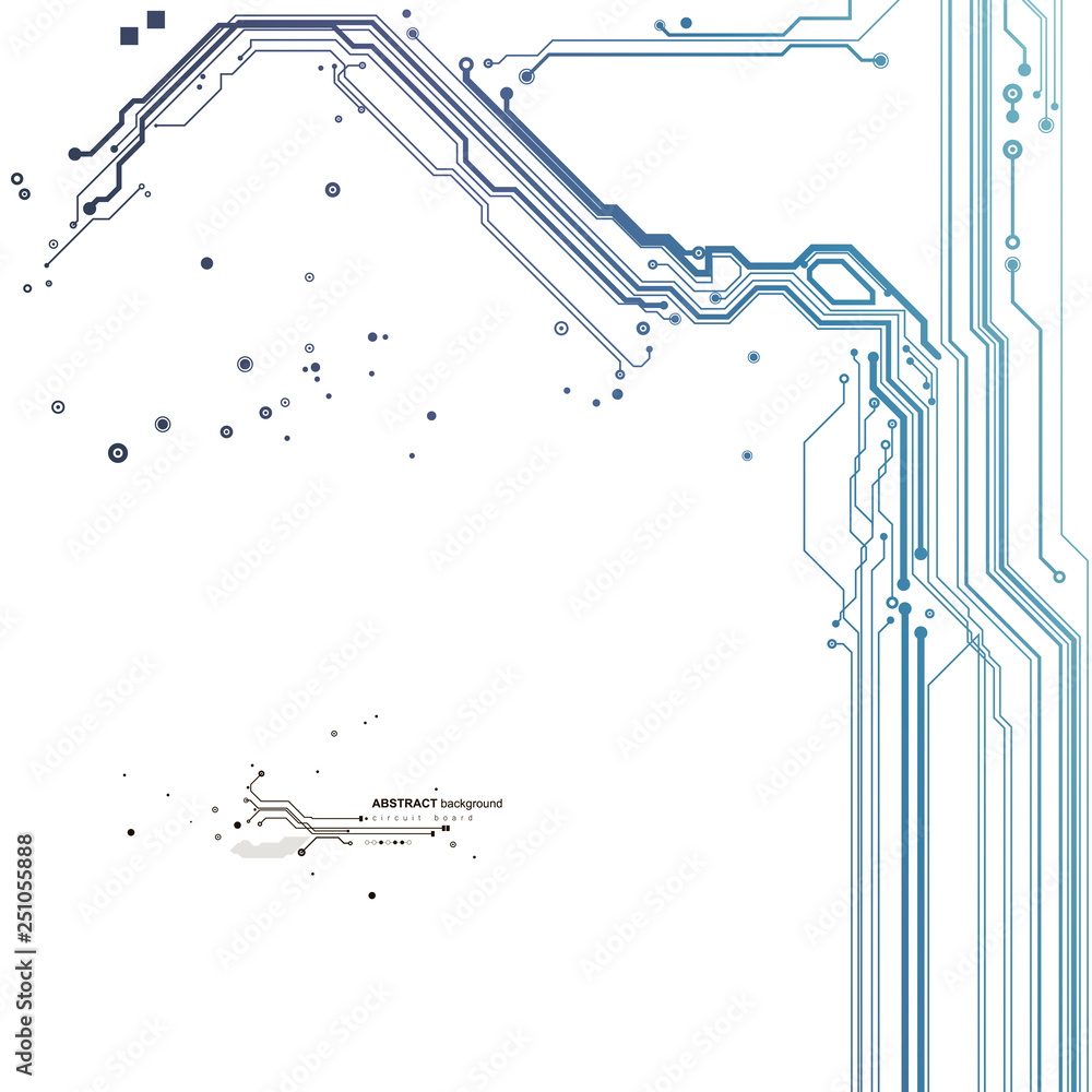 circuit board digital chipset electronic technology computer lines ...