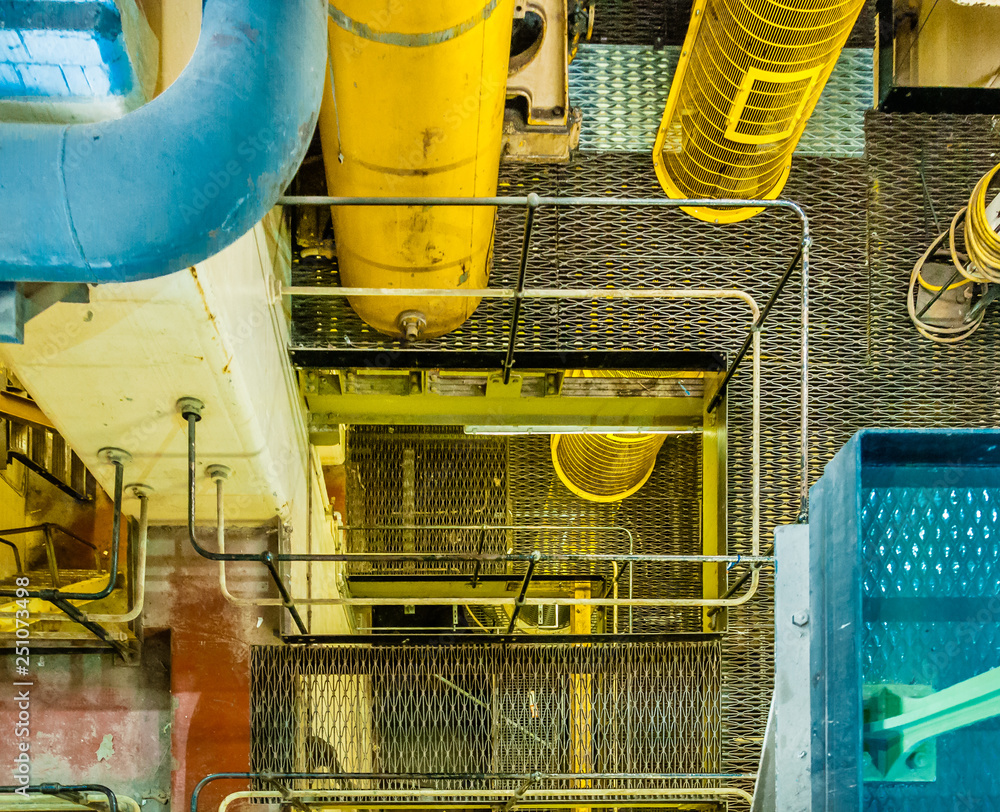 Interior of theAbbey Mills Pumping Station 1868 by Bazalgette and ...