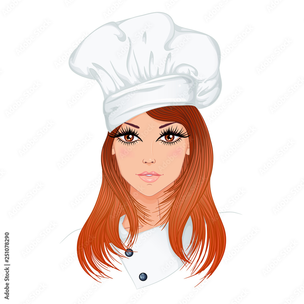 Female Chef Hat
