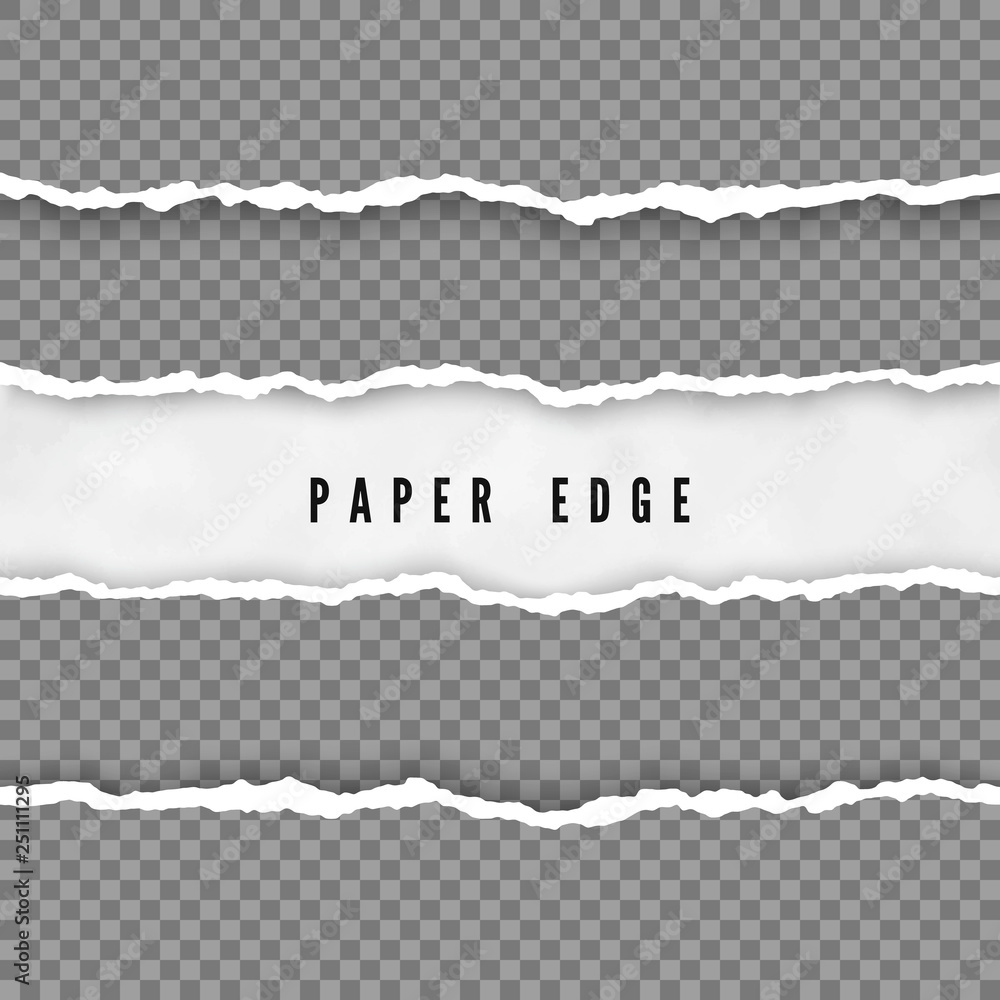 Ripped Paper Edge Vector