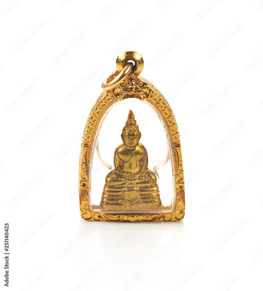 Thai buddha amulet close-up background Stock Photo | Adobe Stock