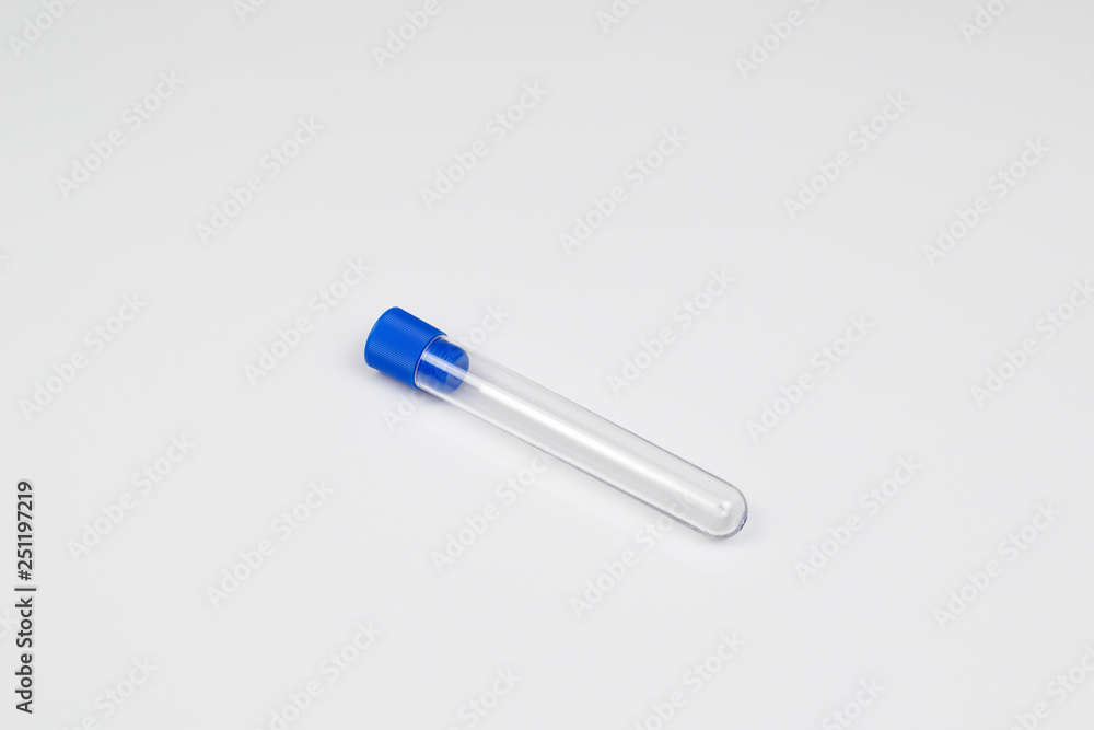 urine test tube isolated on white Stock Photo | Adobe Stock