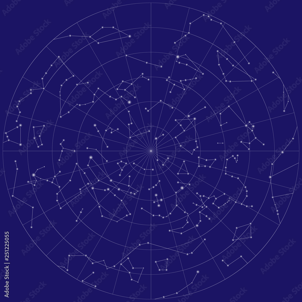 Constellations Map Southern Hemisphere