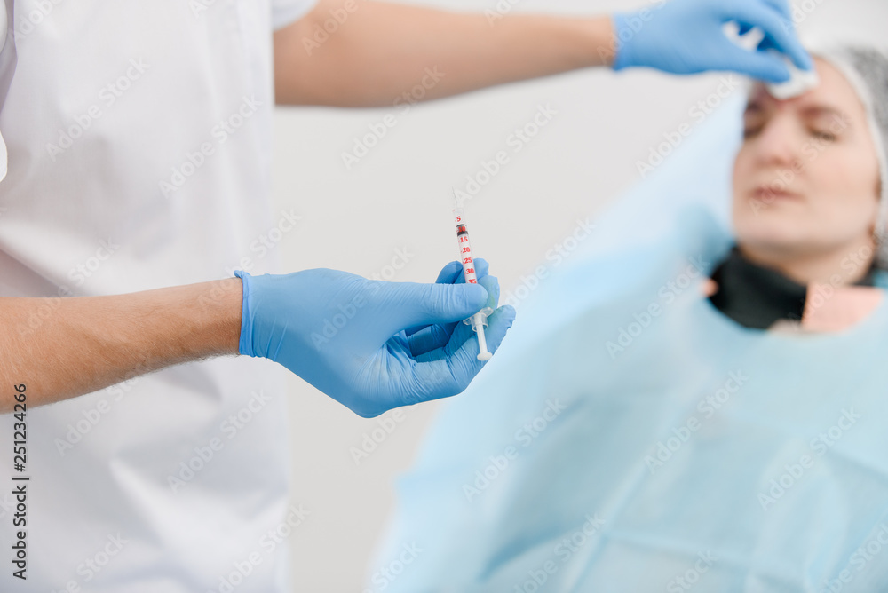 Botox injections. Botulinum toxin is a neurotoxic protein produced by ...