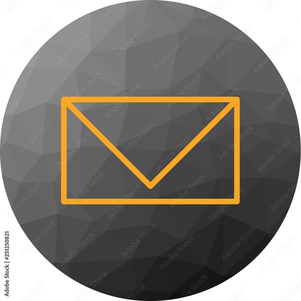 Vector Mail Icon Stock Vector | Adobe Stock