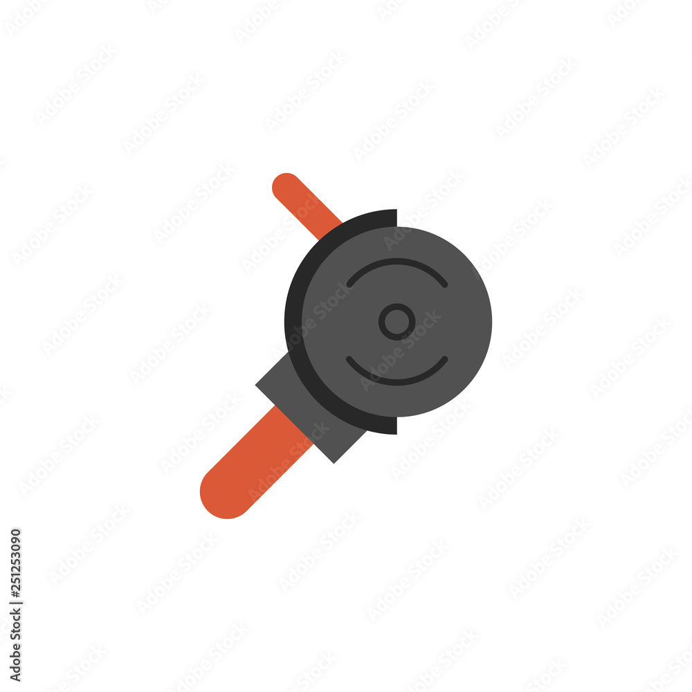 grinder, angle icon. Element of color construction icon. Premium ...