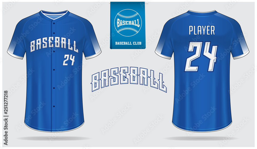 Baseball T Shirt Template Vector