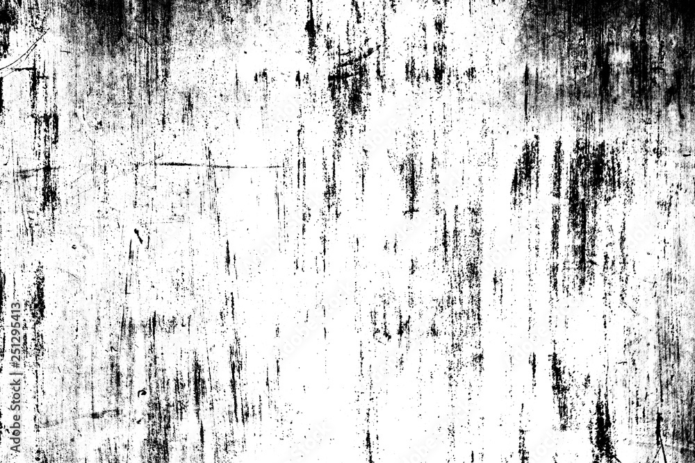 black spots on white, rust and scratches on a metal surface, grunge ...