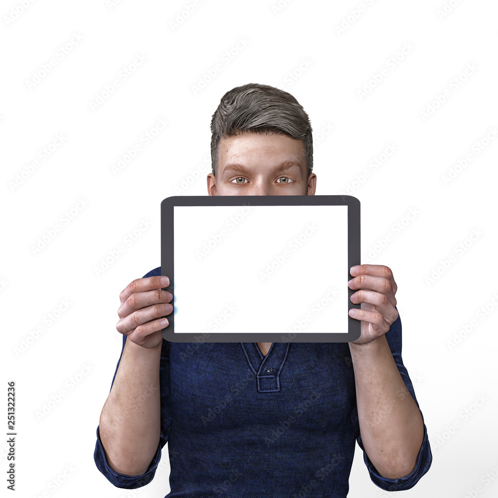 Raised Eyebrow And Computer