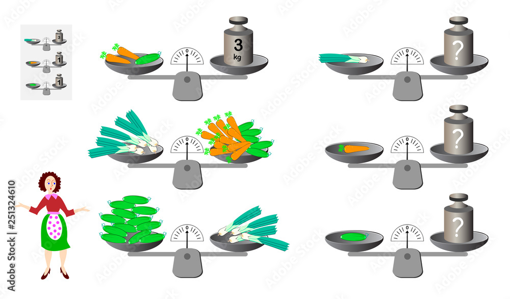 Mathematical logic puzzle game for children and adults. Need to ...