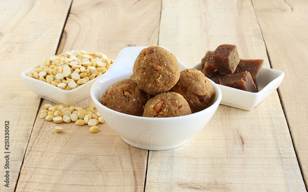 Laddu or maladdu, an Indian sweet dish for festivals like Maha ...