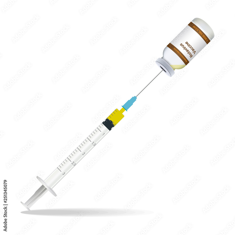Immunization, Rotavirus Vaccine Syringe Contain Some Injection And ...