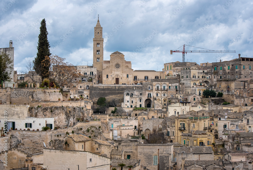 City view of Duomo Cattedrale Basilica Pontificia di Maria Santissima ...