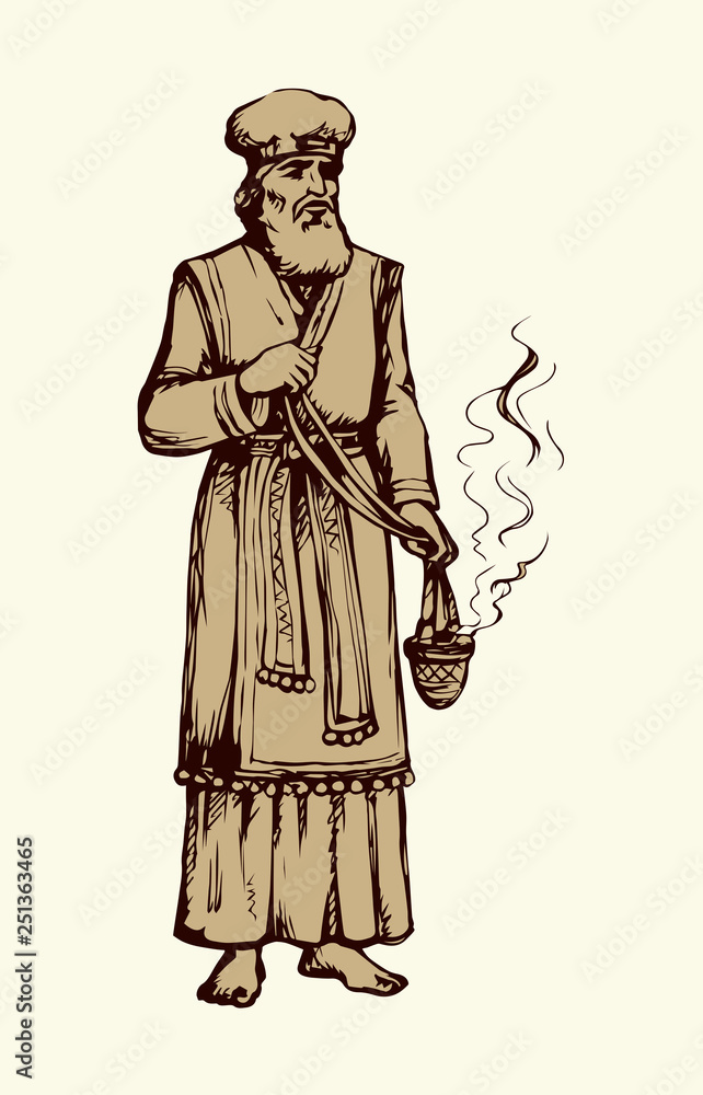 High Priest. Vector drawing Stock Vector | Adobe Stock