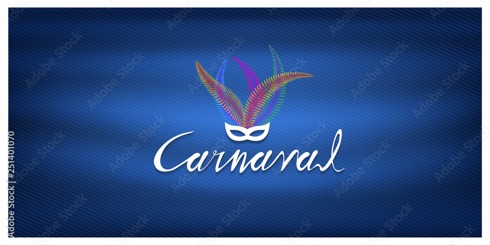 Carnaval hand lettering text as banner, Popular Event in Brazil ...
