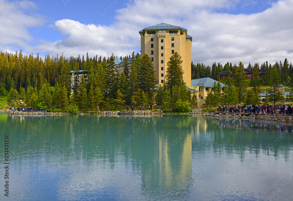 Lake Louise in Banff National Park in Alberta, Canada. Banff National ...