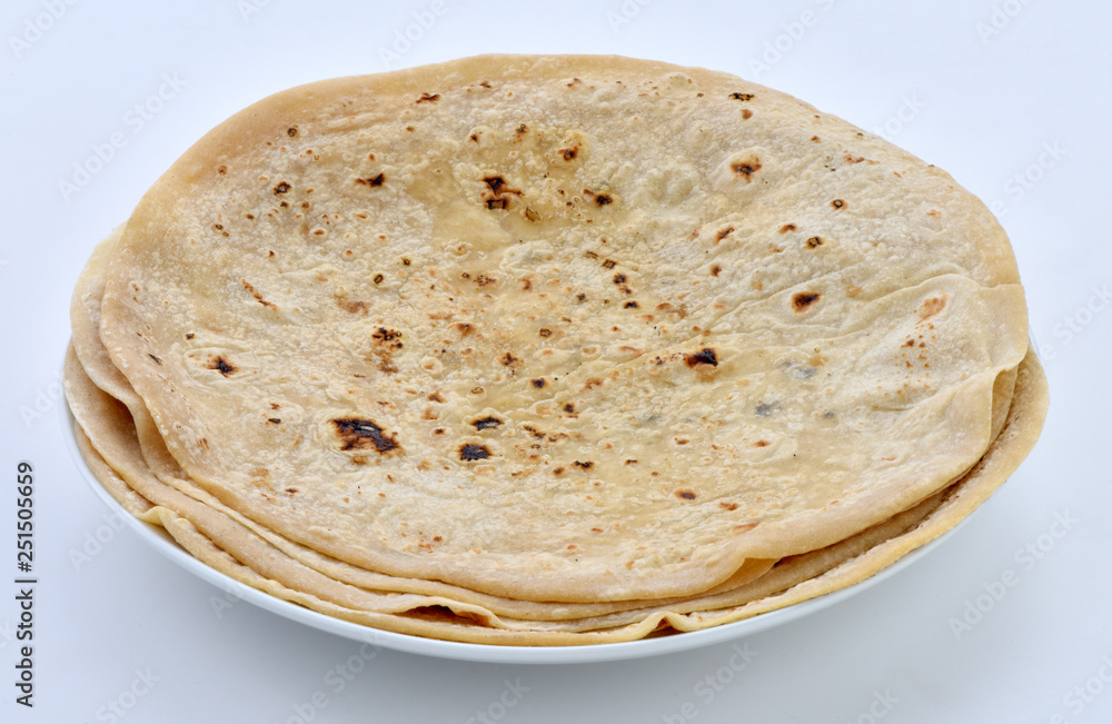 A traditional Pakistani thin bread Stock Photo | Adobe Stock