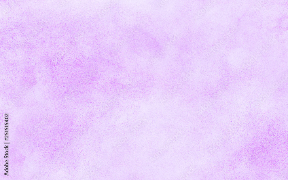 Vintage light purple watercolor paint hand drawn illustration with ...