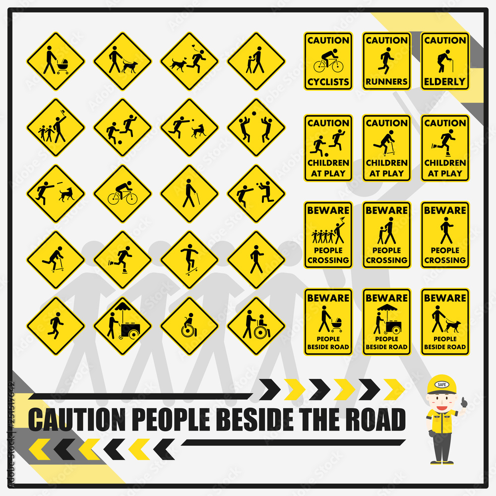 Road Safety Signs And Symbols