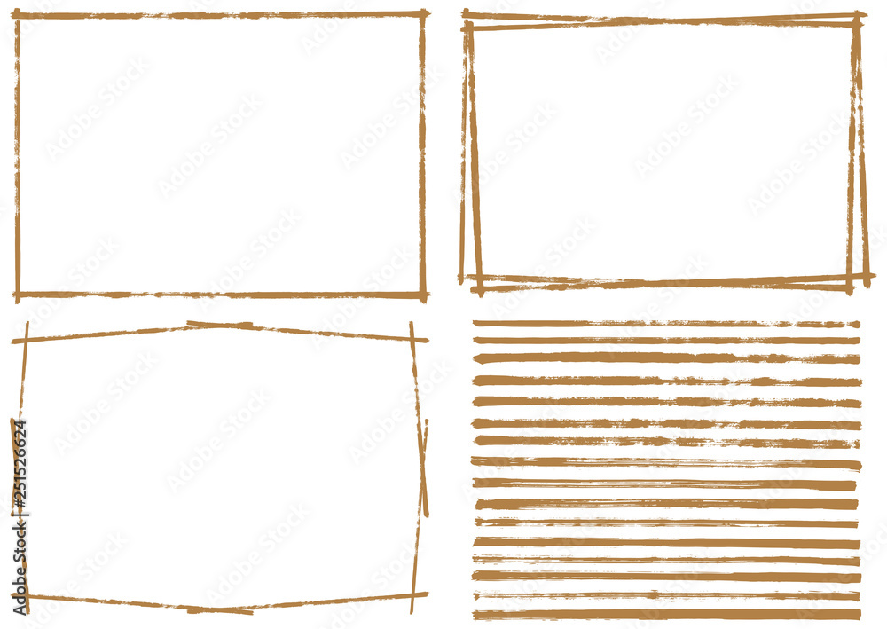 筆枠2c Stock Vector | Adobe Stock